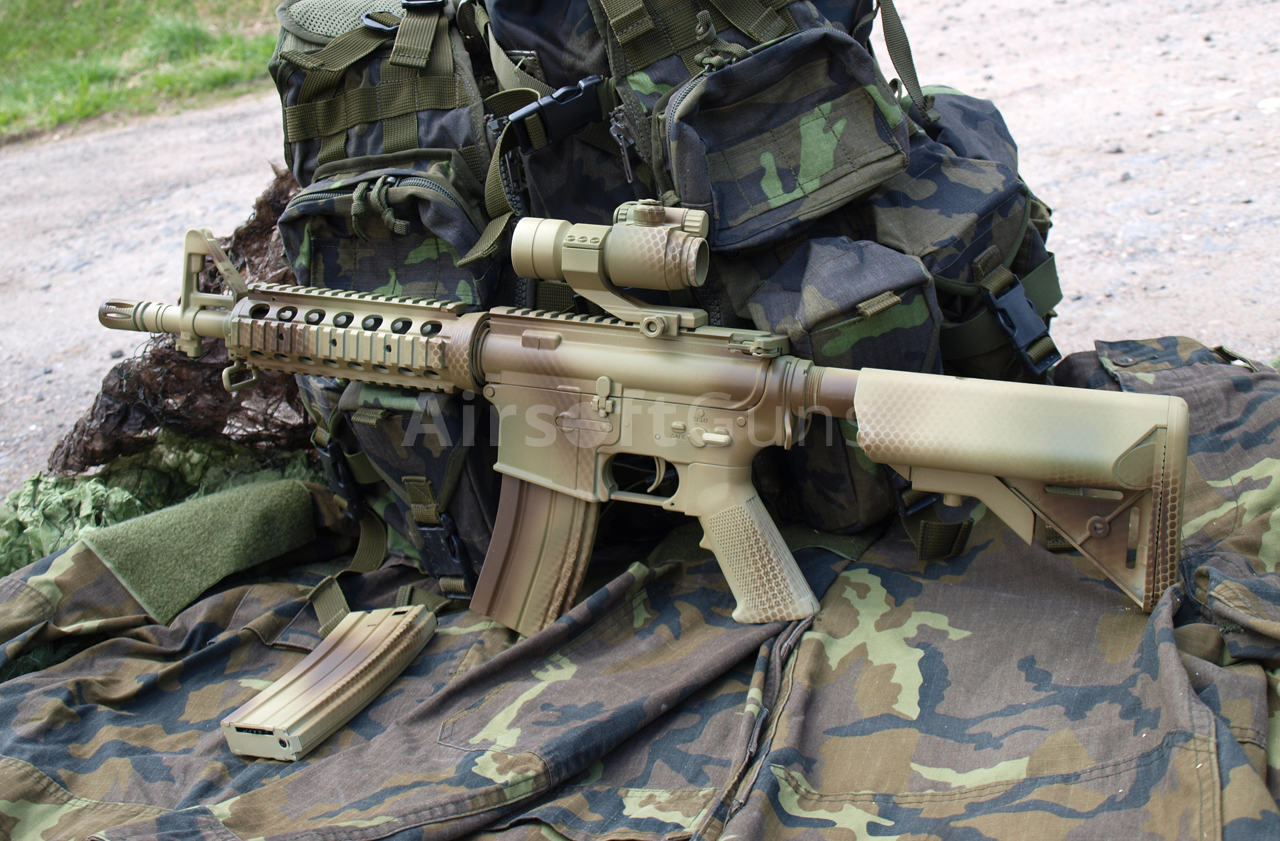 Camo Custom M4 CQB-R, 160 m/s, AirsoftGuns, CM.002 | AirsoftGuns